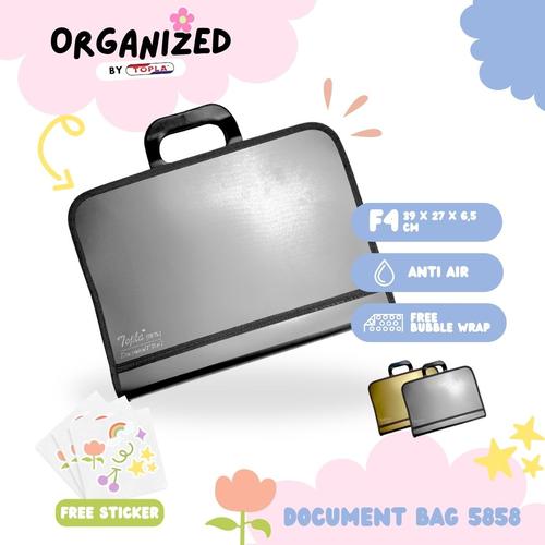 Jual TOPLA Zipper Bag Besar / Map Dokumen Besar Resleting / Tas dokumen ...