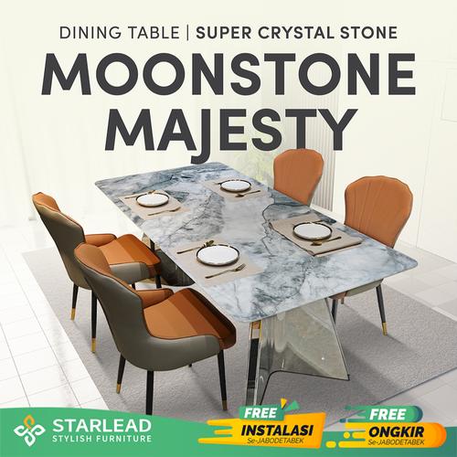 Promo STARLEAD Set Meja Makan Super Crystal - Moonstone Majesty - Meja ...