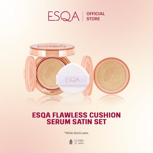 Promo ESQA Flawless Cushion Serum Satin Set - Caramel, Biscuit 1 - Kota ...
