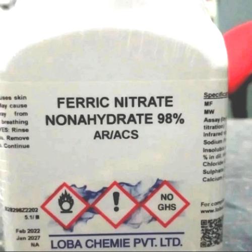 Jual ferric nitrate nonahydrate 98% Loba Chemie FERRIC NITRATE ...