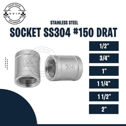 Jual SOCKET | COUPLING / SAMBUNGAN PIPA DRAT SCR NPT BSPT STAINLESS ...
