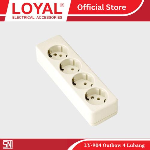 Jual Loyal Stop Kontak Outbow Stopkontak 4 Lubang LY 904 LY904 (B) - Jakarta Barat - Loyal ...