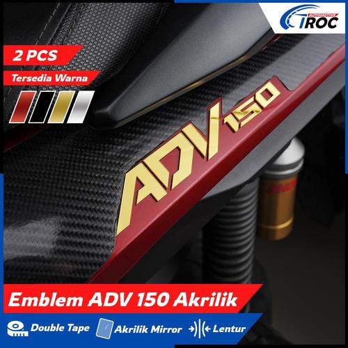Jual Tulisan ADV 150 Timbul 3D Emblem ADV 160 Original Sticker ADV 150 ...