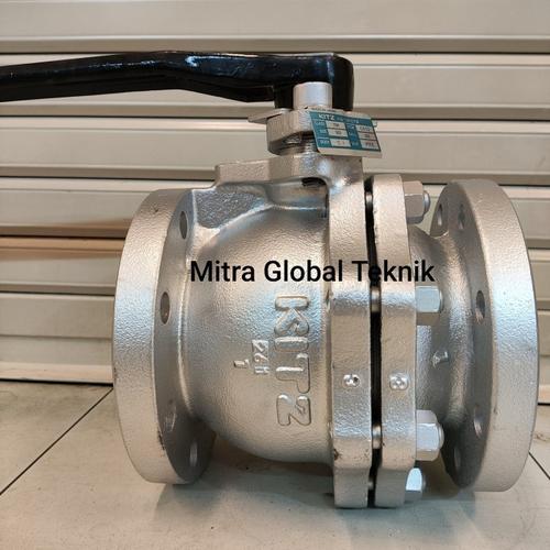 Jual Ball Valve Kitz Cast Iron 1" Inch / DN25 Flange JIS 10K - Jakarta ...
