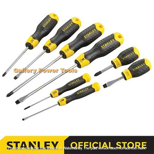 Jual Stanley STMT66673 Cushion Grip Screwdriver Set (8 pcs) / Obeng Set ...