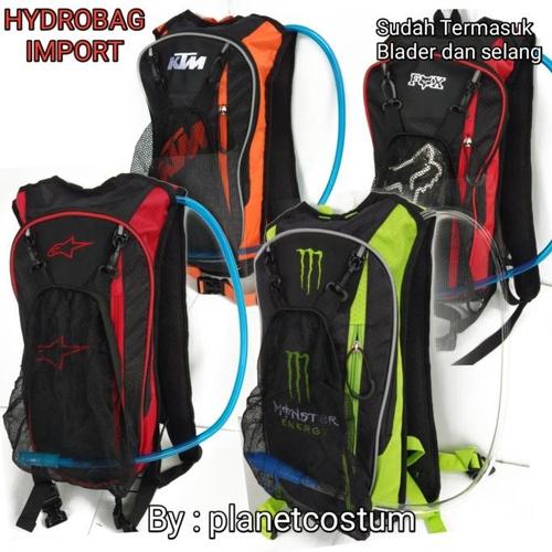 Jual Hydrobag Tas Air Minum Import Lengkap Dengan Selang Dan Kantong Blader - Monster - Jakarta ...