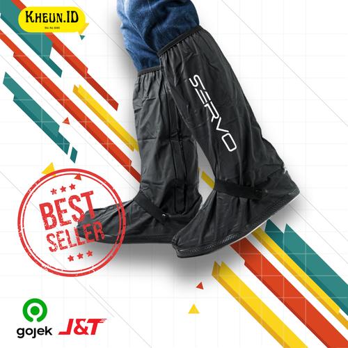 Jual Servo Road - Jas Hujan Sepatu Shoe Cover Long Waterproof Reflektor ...