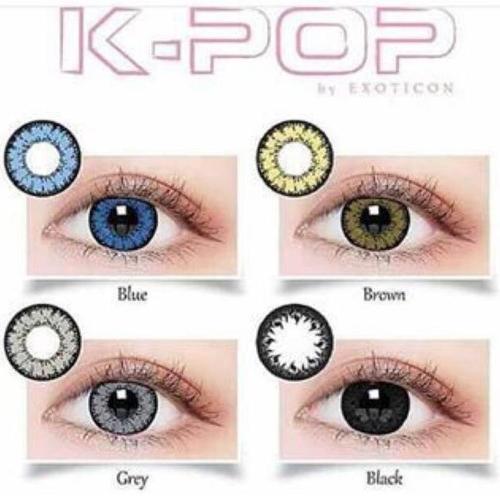 Jual SOFTLENS X2 KPOP NORMAL 16MM KOREA BIG EYES SOFT LENS - KPOP BLACK ...