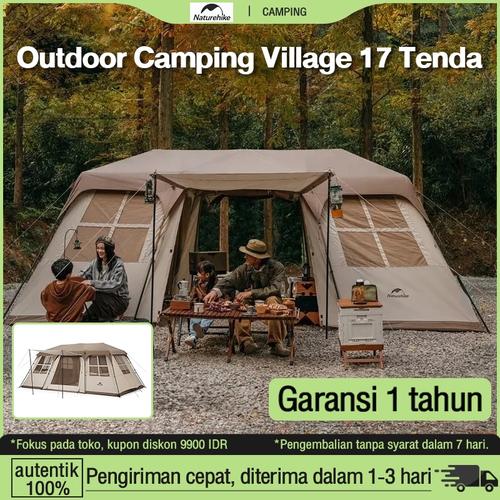 Jual Naturehike Tenda Village 17 roof automatic family Glamping 5-8 Orang Tent Outdoor Camping ...