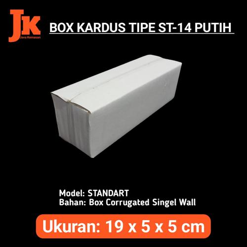 Jual KARDUS ST-14 PUTIH KOTAK BOX KARTON CORRUGATED STANDART PUTIH ...