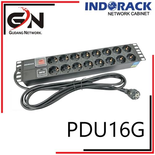 Jual PDU16G - PDU INDORACK 16 OUTLET 16A GERMANY POWER DISTRIBUTION ...