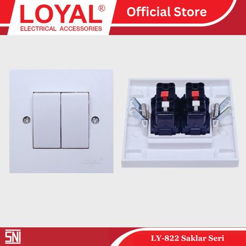 Promo Loyal Saklar Seri Inbow Saklar Listrik Double Switch LY-822 - Jakarta Barat - Loyal ...