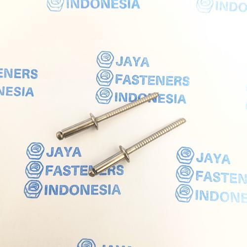 Jual Paku Rivet Stainless 3.2 X 11mm / Blind Rivet S 440 SUS 304 - Kota ...