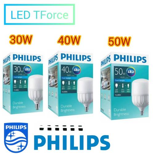 Jual Lampu Led Philips T-Force E27 50W / 45W / 40W / 35W / 30W / 27W ...