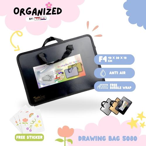 Promo TOPLA Drawing Bag Folio F4 / Tas Jinjing Dokumen / Tas Dokumen Berkas Folio / TOPLA ...