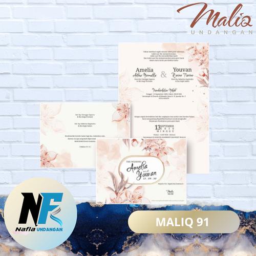Jual Blangko Undangan Kertas Undangan Pernikahan MALIQ 91 Harga Termurah - Kab. Klaten ...