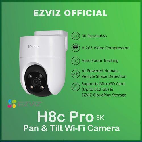 Promo Ezviz H8c Pro 3K 5MP Smart Home Pan & Tilt IP Camera CCTV Outdoor ...