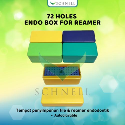 Jual Dental Endo Box For Reamer 72 Holes - Turquoise - Kota Surabaya ...