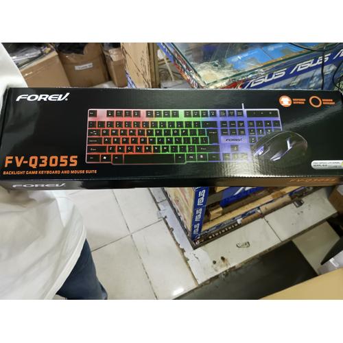 Jual Forev Gaming Keyboard Led Rgb With Mouse 1000Dpi - Fv-Q305S ...