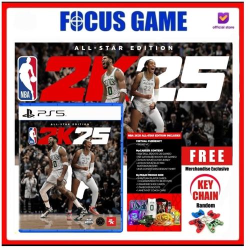 Promo NBA 2K25 PS5 All Star Edition NBA 25 PS 5 NBA 2K 25 Cd Game ...