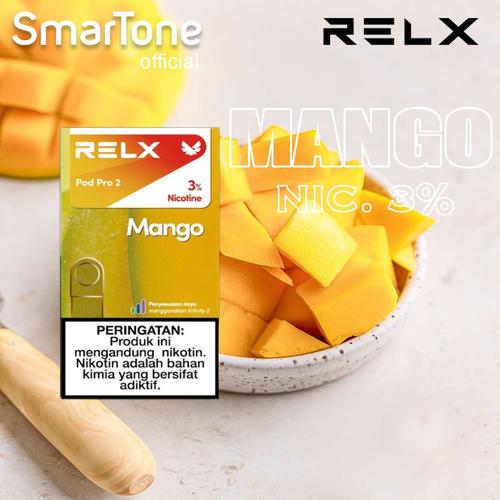 Promo RELX SATUAN POD PRO INFINITY ESSENTIAL MANGO / MANGGA Cicil 0% 3x ...