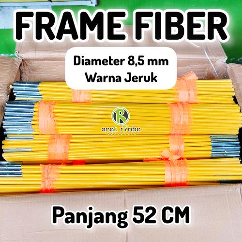Jual FRAME FIBER 8,5 mm X 52 CM WARNA KUNING JERUK RANGKA TENDA DOME ...