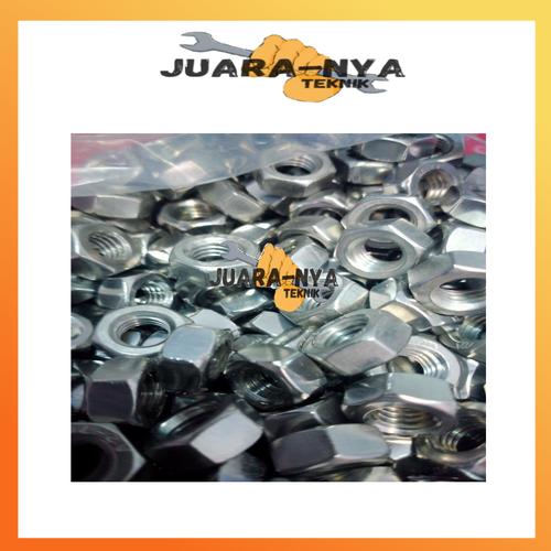 Jual MUR SUS M8 8MM STAINLESS / Mur Hex Sus Stainless 8mm SS 304 - Kota ...