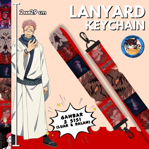 Jual Lanyard Strap Anime 2 Sisi / Sukuna Jujutsu Kaisen / Lanyard ...