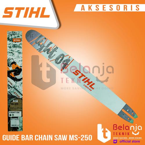 Jual STIHL Guide Bar MS 250 MS250 20" Inch Bar Gergaji Potong Kayu Chainsaw - Kota Bogor ...