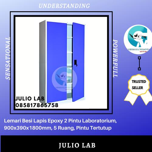 Jual Lemari Besi Lapis Epoxy 2 Pintu Laboratorium, 900x390x1800mm, 5 ...
