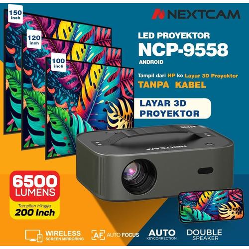 Jual Proyektor LED Android NEXTCAM NCP 9550 FULL HD with DOLBY Audio ...
