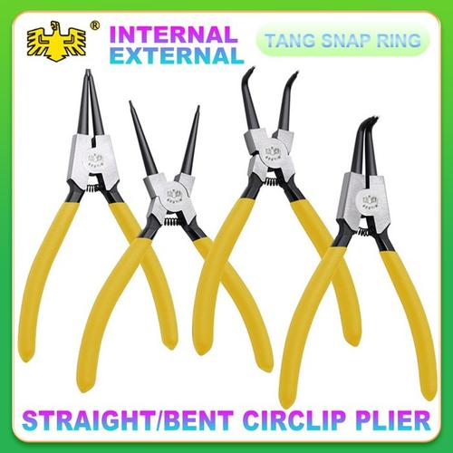 Jual Tang Snap Ring Jepit Ring 7" Bengkok Buka,Bengkok Tutup, Lurus ...