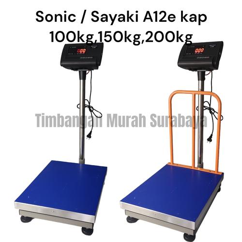 Jual timbangan duduk Sonic A12E 150kg, timbangan lantai, serbaguna - 500kg - Jakarta Utara ...