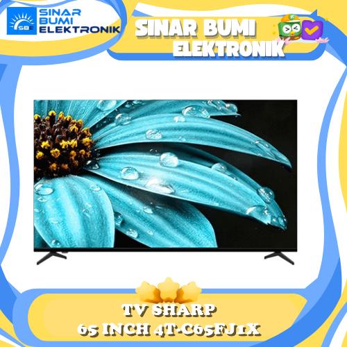 Jual TV SHARP 4T-C65FJ1X TV 65 INCH 4K HDR GOOGLE TV FRAMELESS DESIGN ...