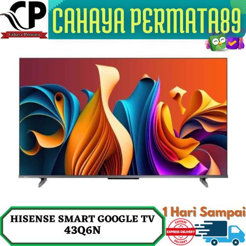 Promo HISENSE 43Q6N SMART GOOGLE TV QLED UHD 4K 43 INCH DOLBY ATMOS Q6N Cicil 0% 3x - Jakarta ...