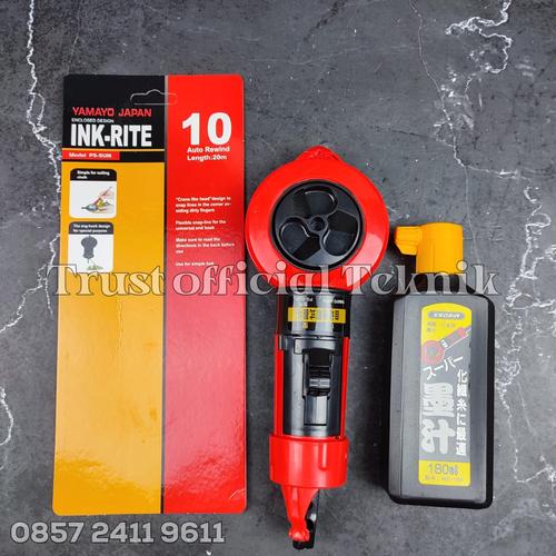 Jual Sipatan Lot Benang 20 Meter YAMAYO Marking Tool Sipatan Plus Tinta ...