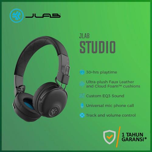 Jual Jlab Studio Wireless Bluetooth On-Ear Headphones Headset - Jakarta ...