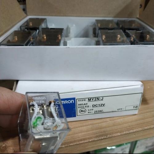 Jual relay omron original my2/my2n 12vdc 8kaki original/relay my2n ...