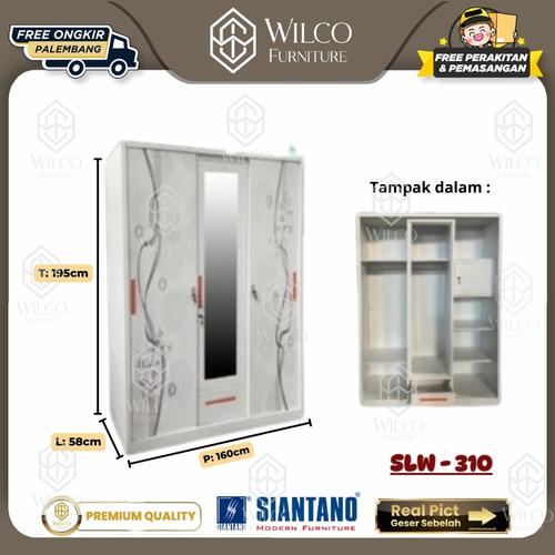 Jual Lemari Pakaian Besi 3 Pintu Siantano SLW 310 | Lemari Baju Plat ...