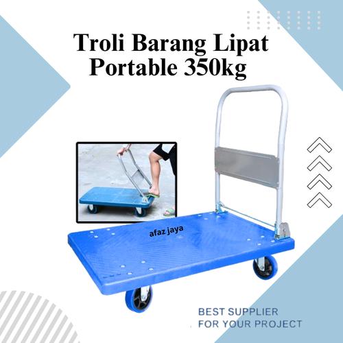 Jual TROLI BARANG 350KG TROLLET BESI DORONG ALAT ANGKUT BARANG ...