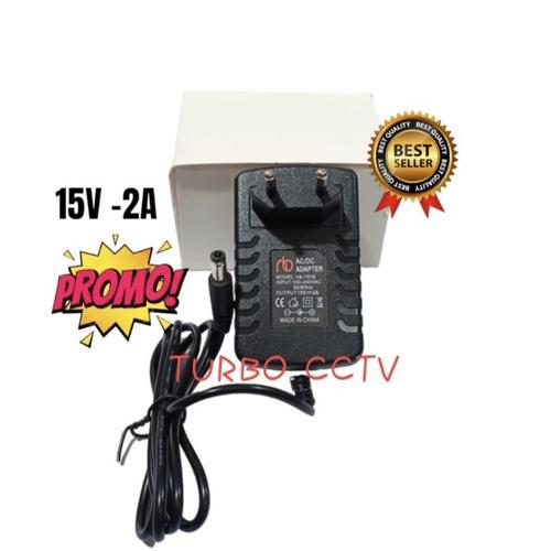 Jual Adaptor adapter Jack 220v AC to 15V 2A DC switching power supply ...