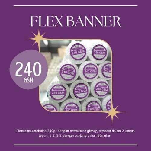 Jual Flexi Frontlite Glossy 240Gr 3.2X80M | Bahan Spanduk | Bahan ...