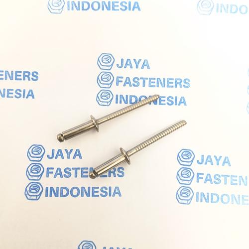 Jual Paku Rivet Stainless 4.0 X 13mm / Blind Rivet S 550 SUS 304 - Kota ...