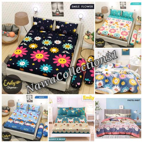 Jual Sprei Homemade 180x200 Motif Bunga Seprei Aesthetic King Size ...
