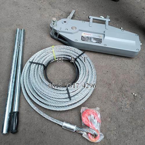 Jual Tirfor Wire Rope Pulling Hoist 3,2 Ton x 20 Meter NAGASAKI Wire ...