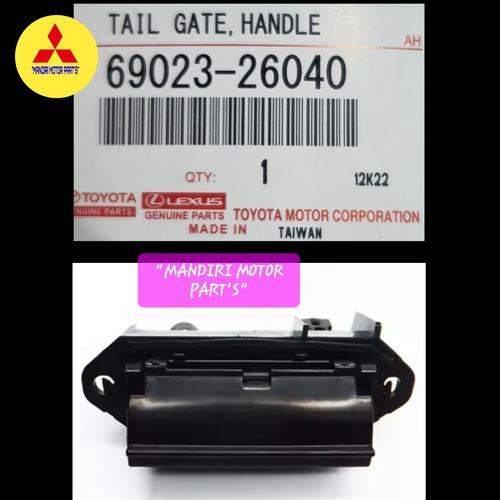 Jual HANDLE BACK DOOR/HANDLE BAGASI/TAIL GATE HANDLE HIACE COMMUTER ...