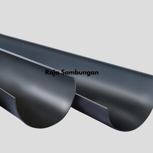 Jual Pipa Talang 6 inch PVC 1/2 Lingkaran Paralon Belah Setengah Bulat ...