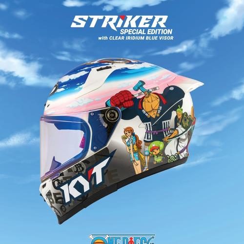 Jual Helm Full Face KYT Striker Motif Corak One Piece Special Edition ...
