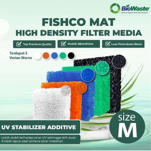 Promo FishCO Mat Hi-Density Media Filter/Biru/japmat Kolam 40X40 ...