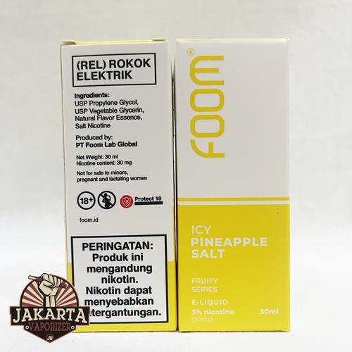 Jual [SALT] FOOM ICY PINEAPPLE SALTNIC 30ML BY FOOM - Jakarta Utara ...